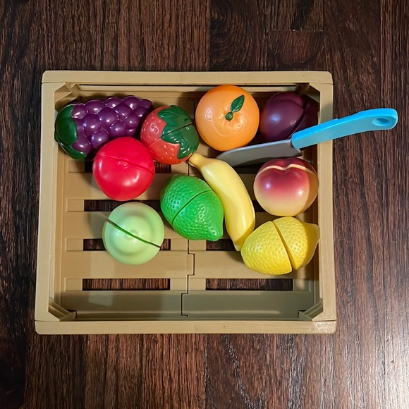 just like home | Toys | Just Like Home Chop Fruit Veggie Set | Poshmark
